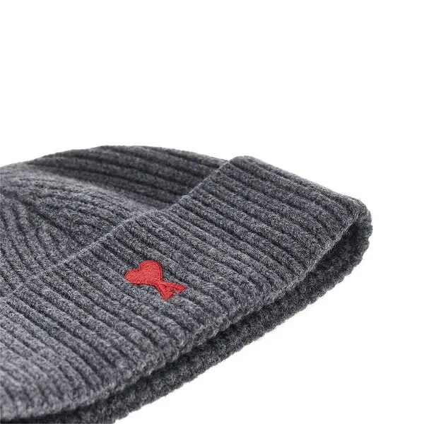 AMI Paris De Coeur' Wool Beanie Hat