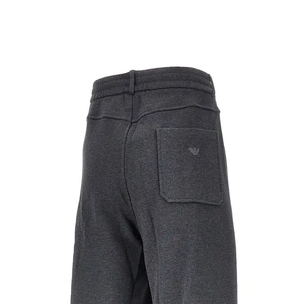 Emporio Armani French Terry Straight Leg Pants