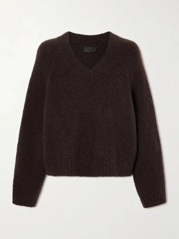 NILI LOTAN Isley Cashmere Sweatshirt - Brown