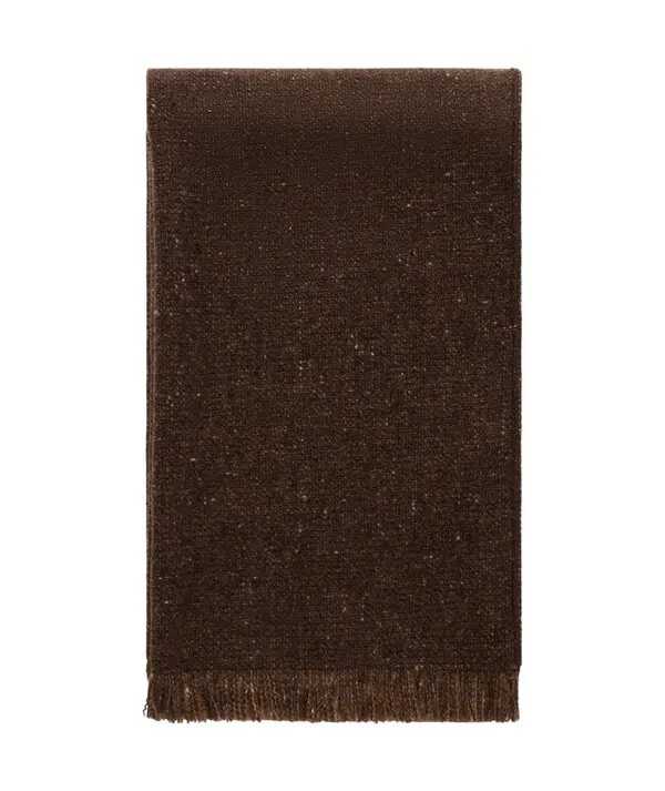 Ralph Lauren Fringed Wool-blend Scarf - Brown