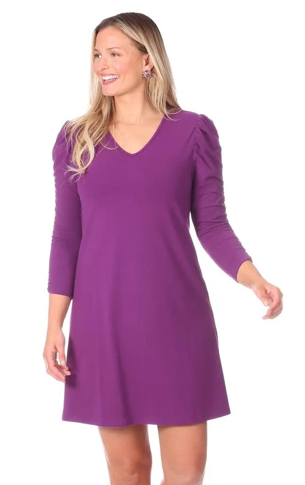 DUFFIELD LANE Renee Dress - Plum