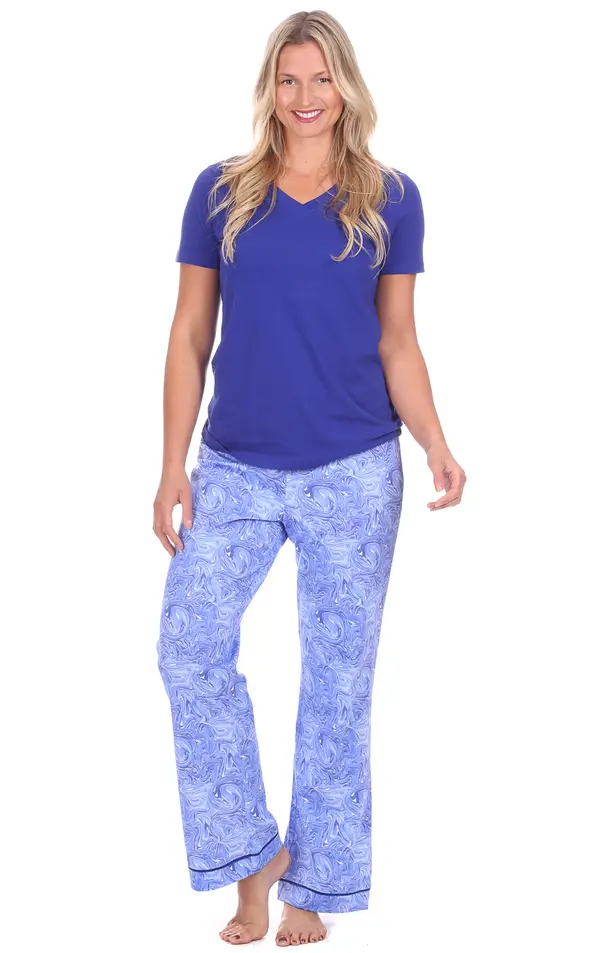 DUFFIELD LANE Celine Set - Blue Marble