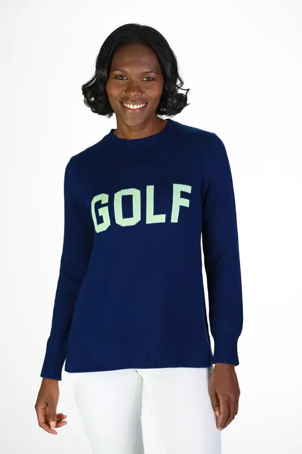 DUFFIELD LANE Golf Casual Crew Sweater - One-color
