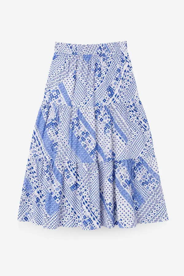 DUFFIELD LANE The Tansy Skirt - Blue Breeze