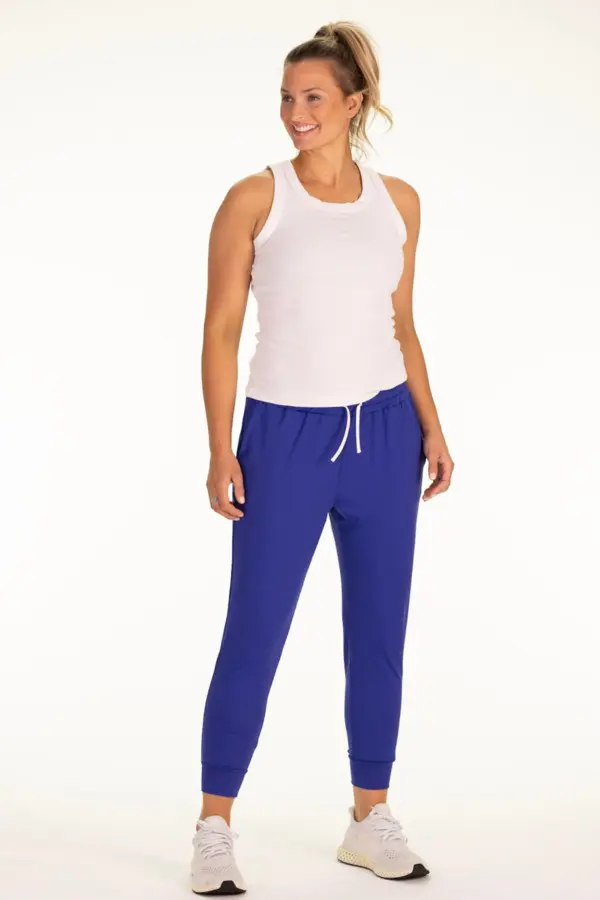 DUFFIELD LANE The Performance Natasha Jogger - Bright Blue