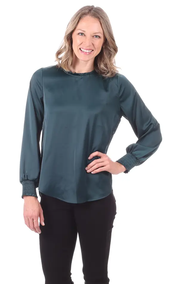 DUFFIELD LANE Skylar Top - Forest