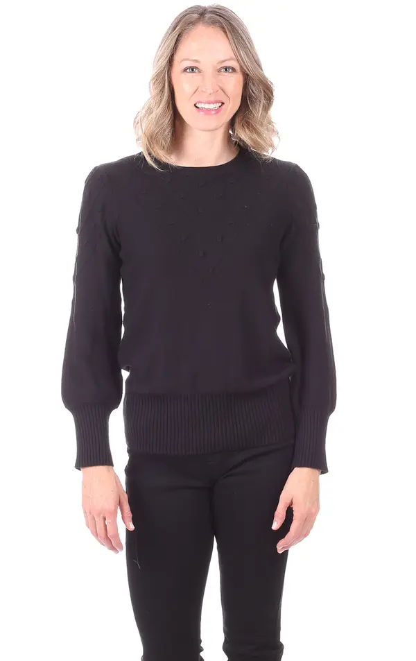 DUFFIELD LANE Teagan Sweater - Black
