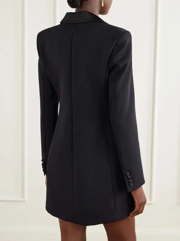 Simkhai Marina Padded Crepe Mini Dress