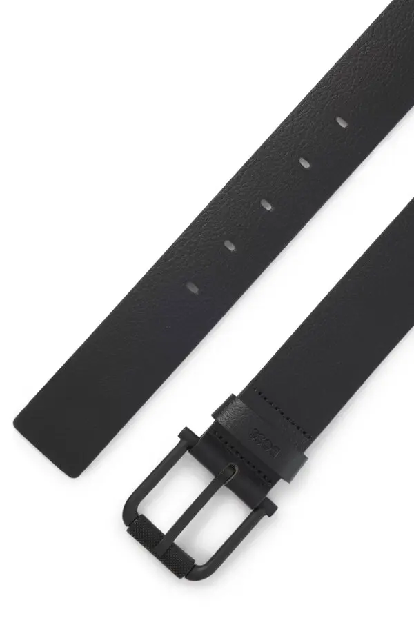 Hugo Boss Logo-embossed Leather Belt