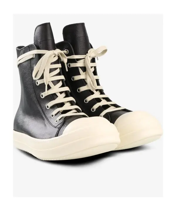Rick Owens Leather Sneakers
