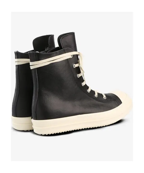 Rick Owens Leather Sneakers