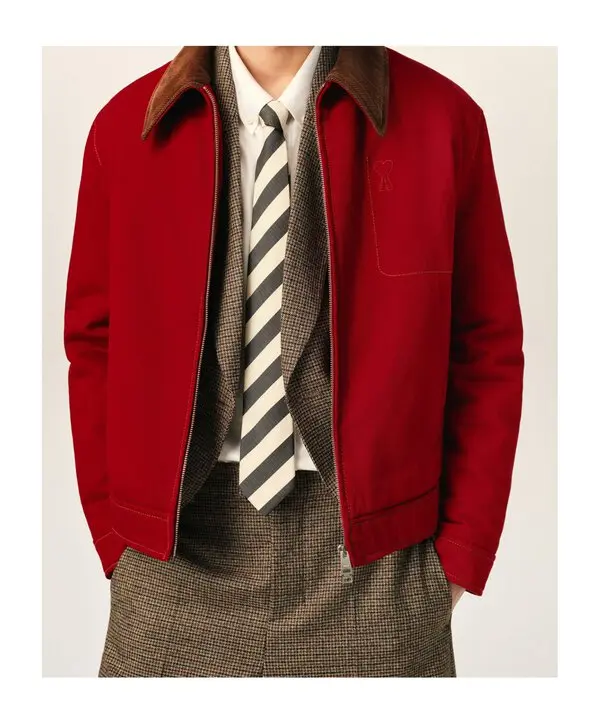 AMI Paris Zip-up Padded Jacket