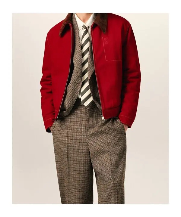 AMI Paris Zip-up Padded Jacket