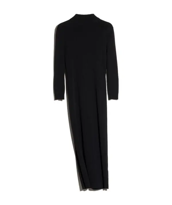 Gucci Fine Rib Knit Wool Dress With Horsebit