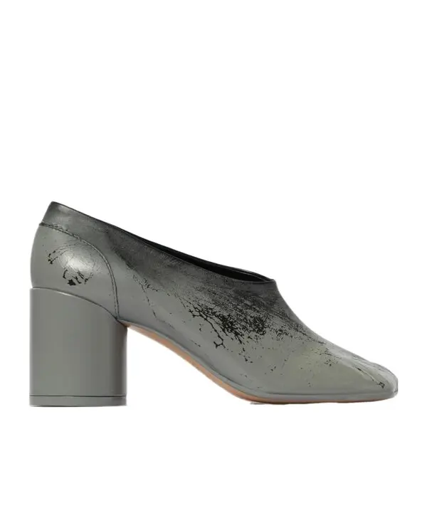 MAISON MARGIELA Anatomic Block-heel Pumps - Grey