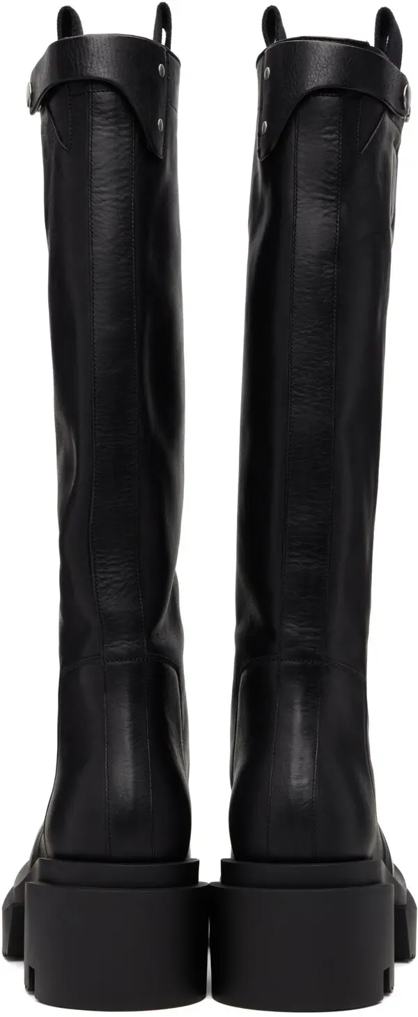 Rick Owens Concordians Pull On Mega Tractor Boots