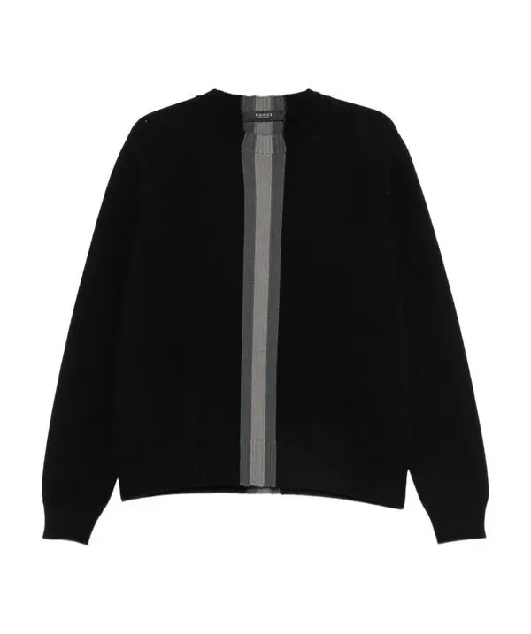 Gucci Stripe-detail Crew-neck Sweater