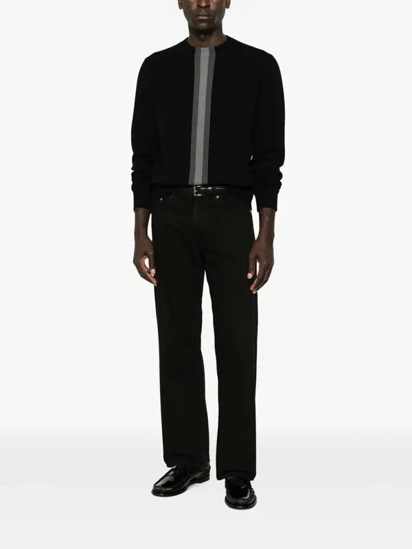 Gucci Stripe-detail Crew-neck Sweater