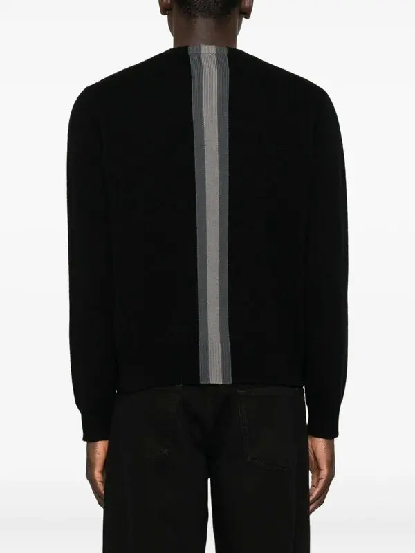 Gucci Stripe-detail Crew-neck Sweater
