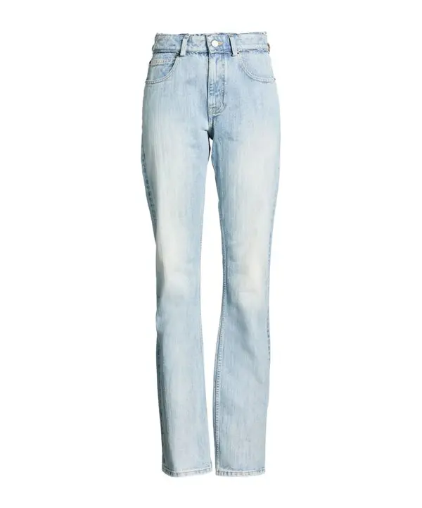 Balenciaga Light-wash Straight-leg Jeans