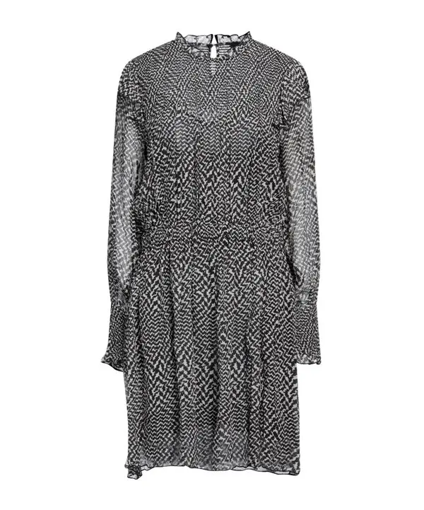 Rag & Bone Color-blocked Long-sleeve Dress - Black