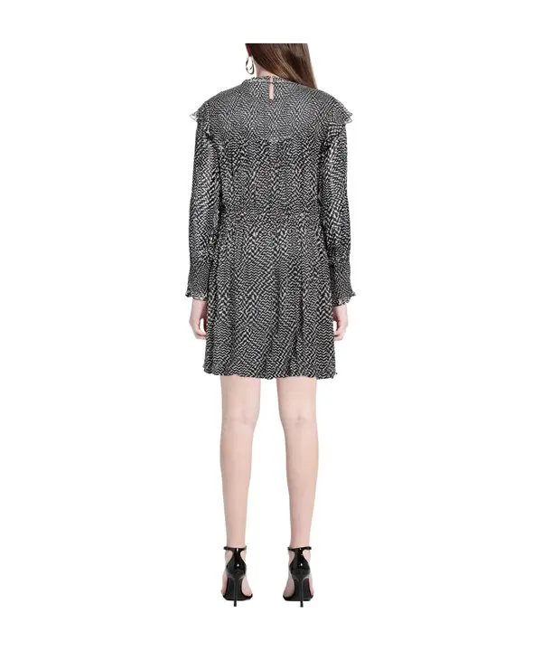 Rag & Bone Color-blocked Long-sleeve Dress