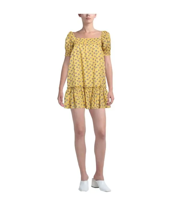 Tory Burch Floral Print Short-sleeve Dress