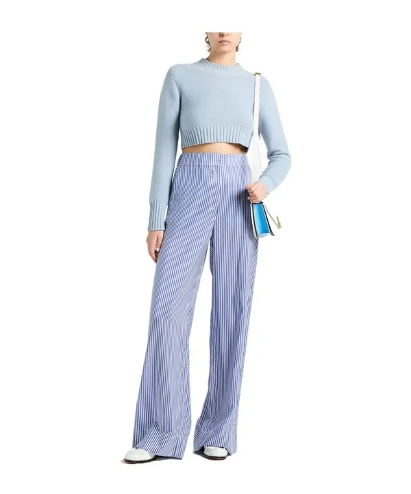 Burberry Striped Casual Trousers