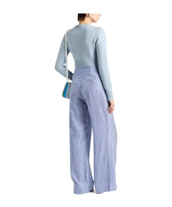 Burberry Striped Casual Trousers