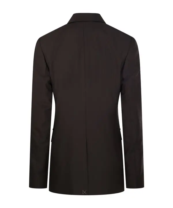 LEMAIRE Double-breasted Tailored Jacket In Tropical Wool Blend
