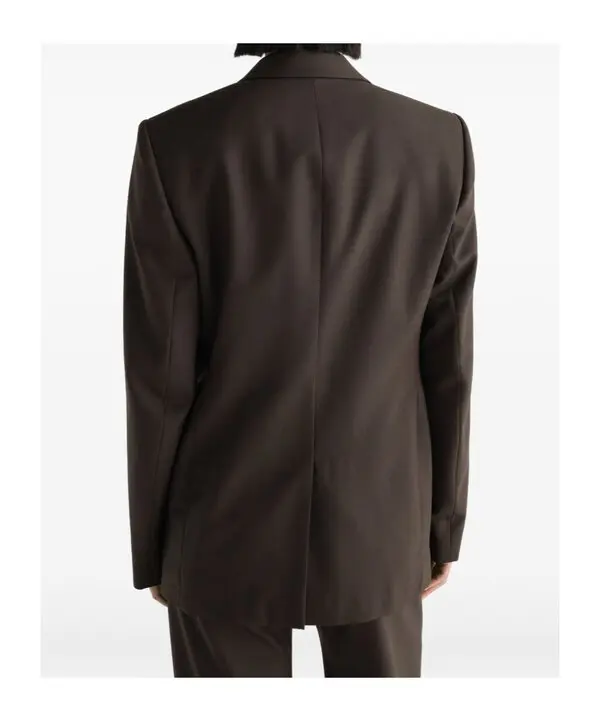 LEMAIRE Double-breasted Tailored Jacket In Tropical Wool Blend