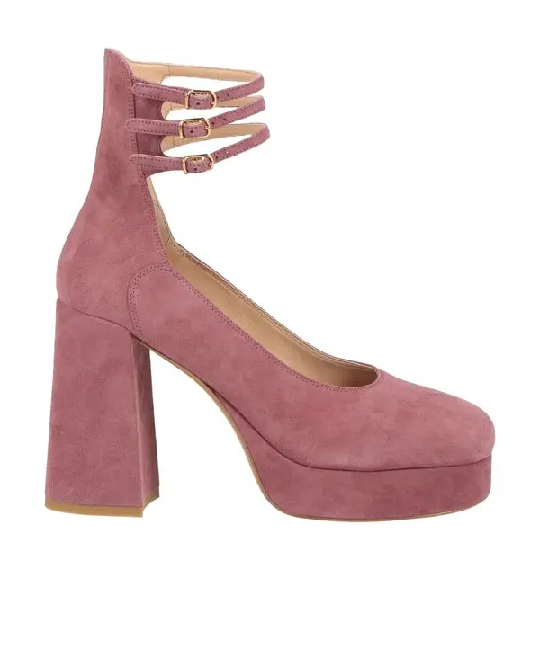 Chloé Suede Platform Pumps