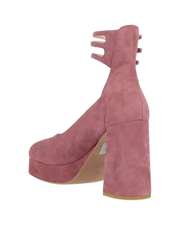 Chloé Suede Platform Pumps