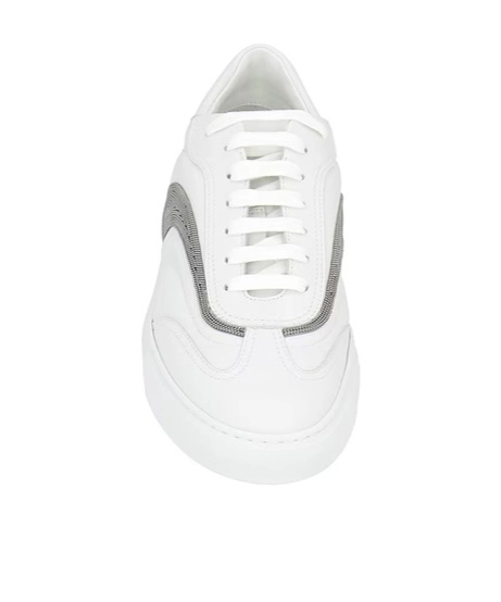 Brunello Cucinelli Minimalist Lowtop Leather Shoes