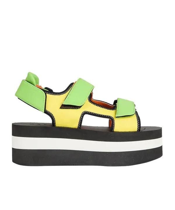 Marni Multicolored Thick-soled Sandals