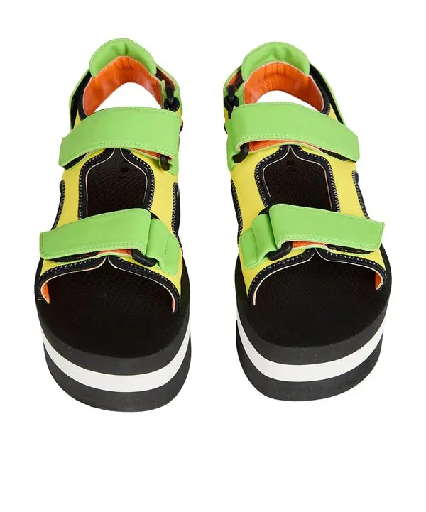 Marni Multicolored Thick-soled Sandals