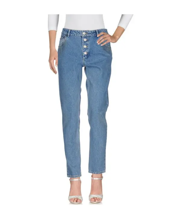 Balenciaga Dark Denim Trousers - Blue