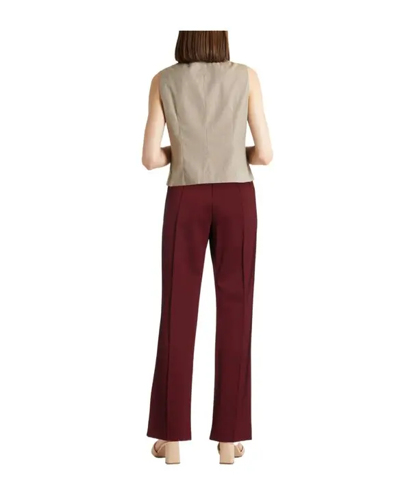 Max Mara Solid Color Flared Trousers