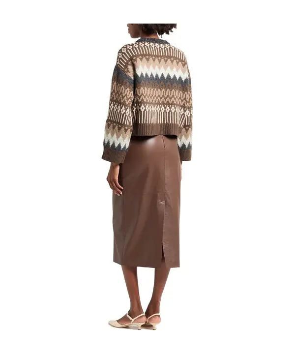Brunello Cucinelli Multicolor Cashmere Knit Sweater