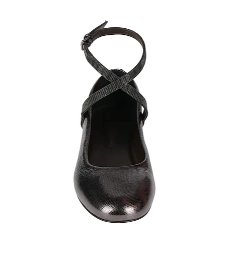 Brunello Cucinelli Metallic Ballet Flats