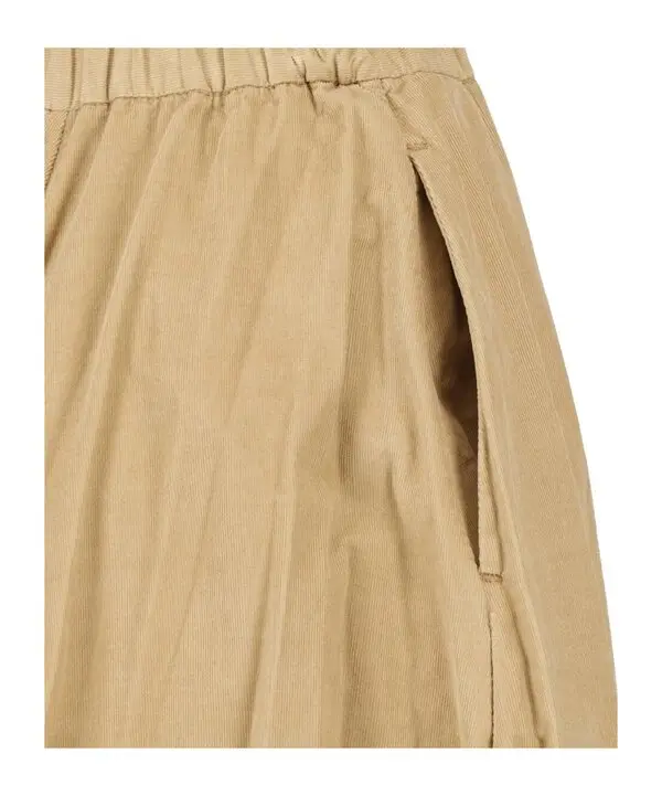 Aspesi Gathered Cotton Skirt
