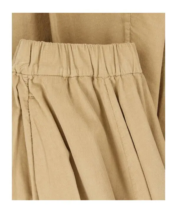 Aspesi Gathered Cotton Skirt