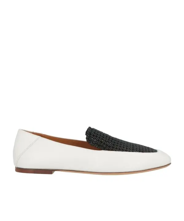 Chloé Leather Loafers - White