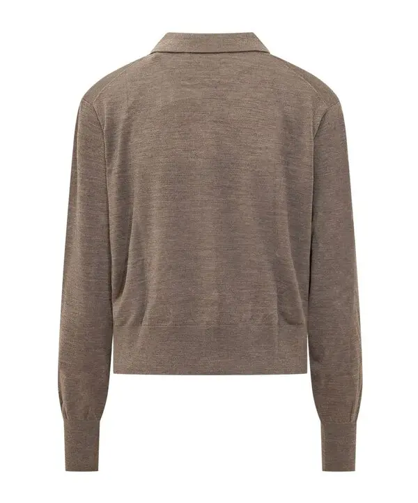 Ba&sh Boston Collared Cardigan