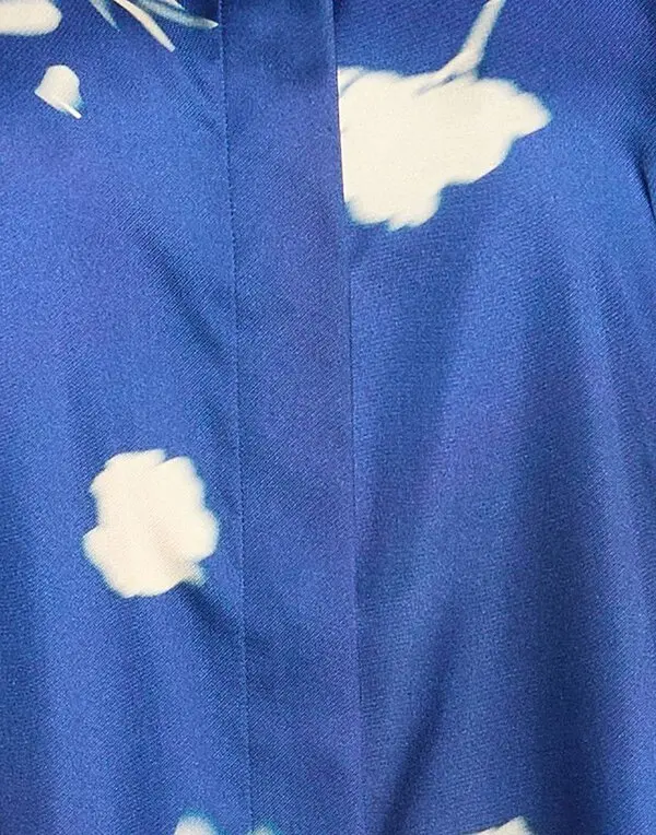Max Mara Floral-print Silk Shirts