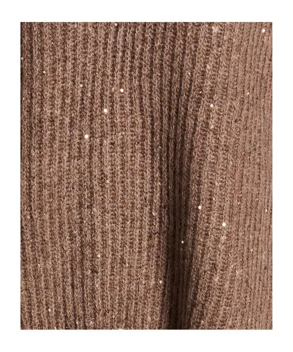 Brunello Cucinelli Vneck Shortsleeve Knit Top