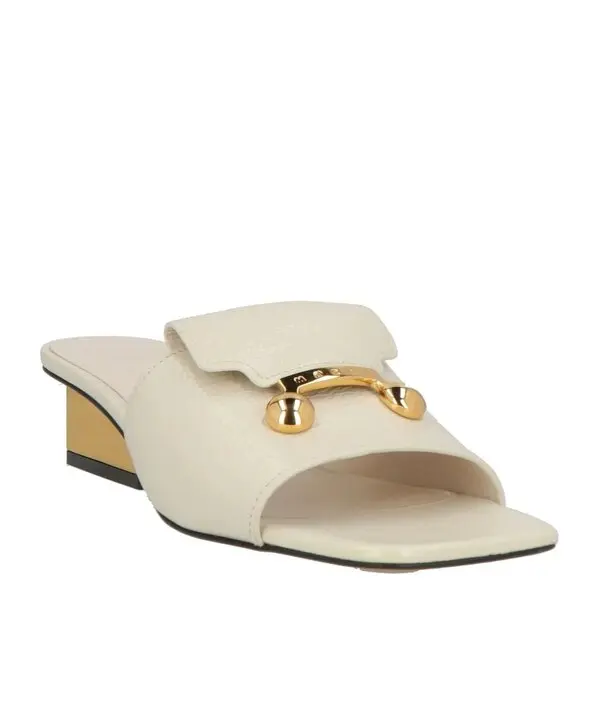 Marni Simple Leather Slippers