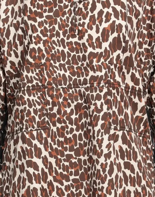 Tory Burch Leopard Print Shirt Dress - Ivory
