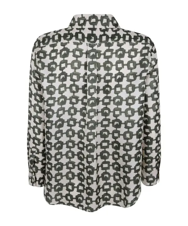 Aspesi Geometric Print Shirt