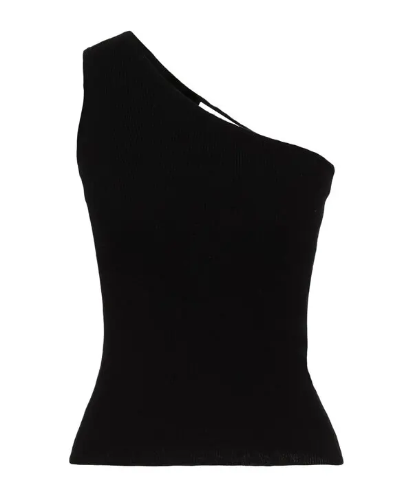 Max Mara Solid Color One-shoulder Tops